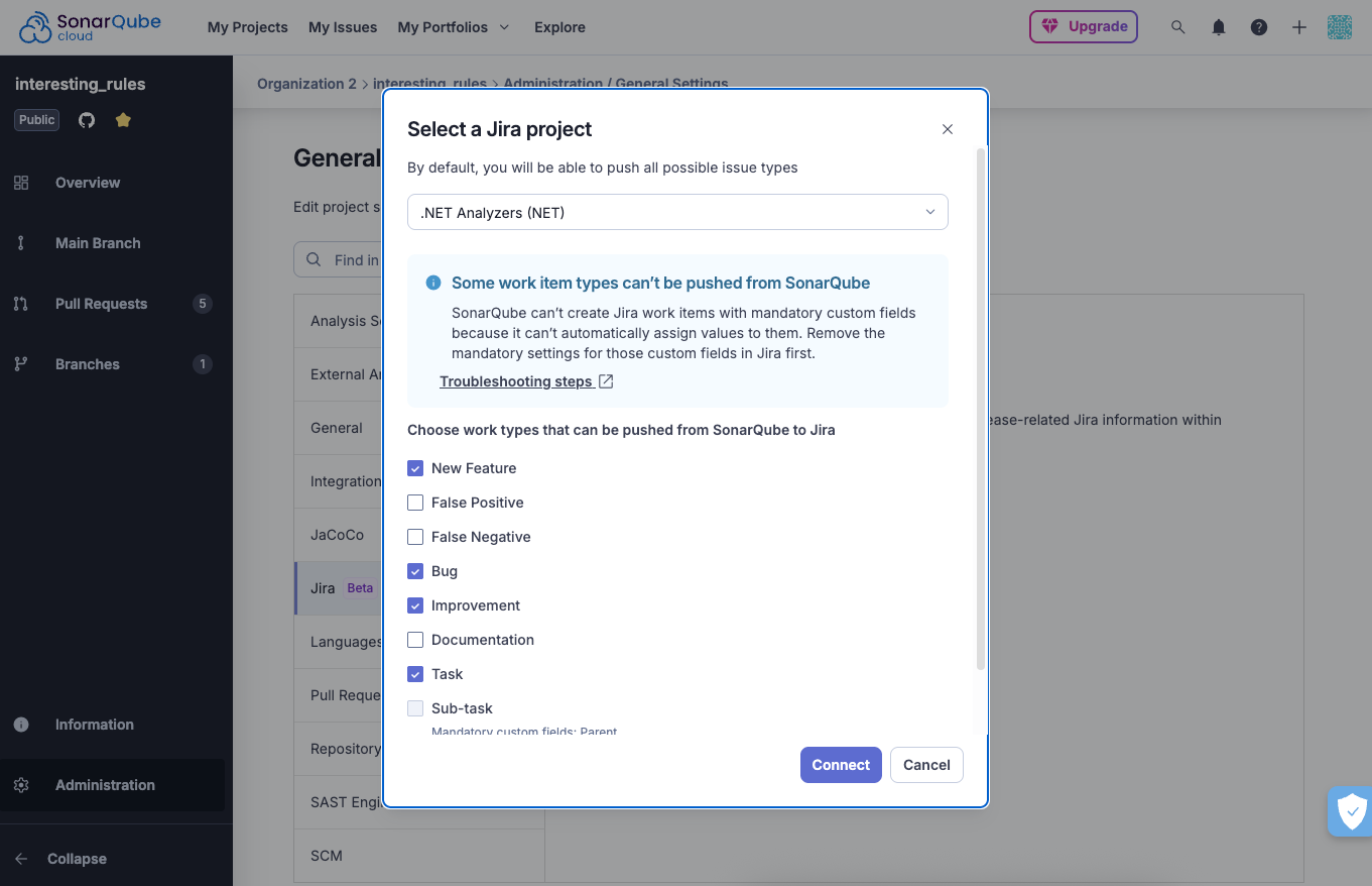 Introducing native Jira Cloud integration for SonarQube Cloud | Sonar